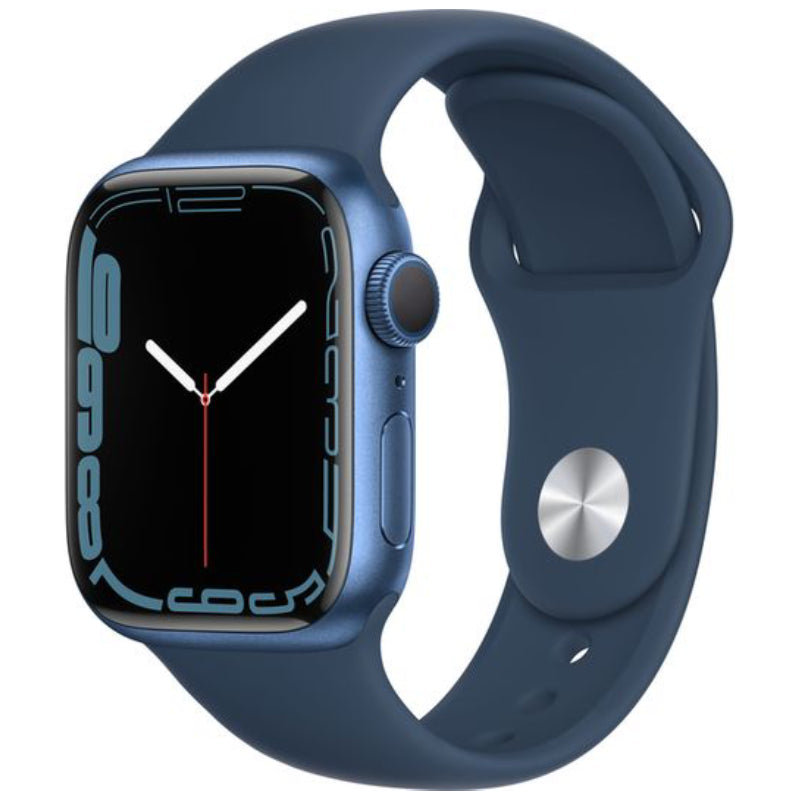 Apple Watch Series 7 41mm GPS Brand New Abyss Blue Sport Band Blue Aluminium
